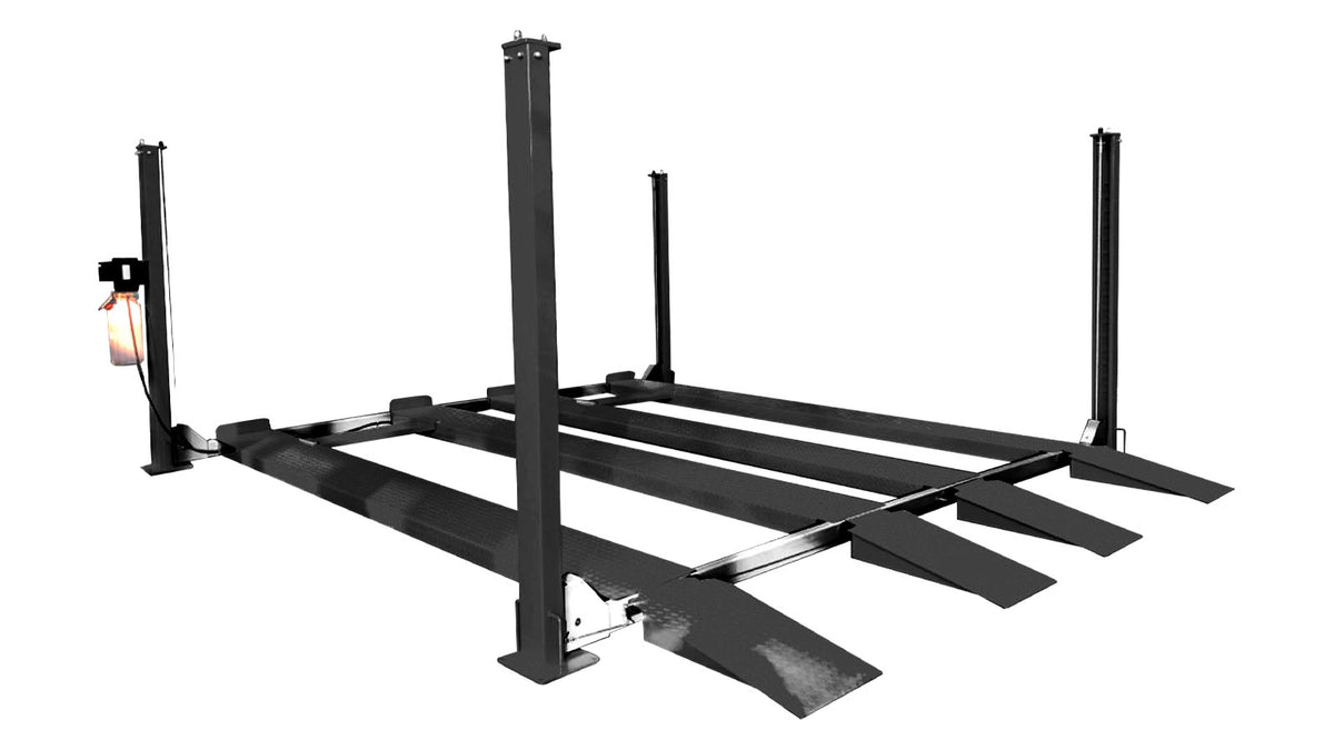 APlusLift 9,000LB 4-Post Double Deck Parking Storage Car Lift - HW-9KD ...