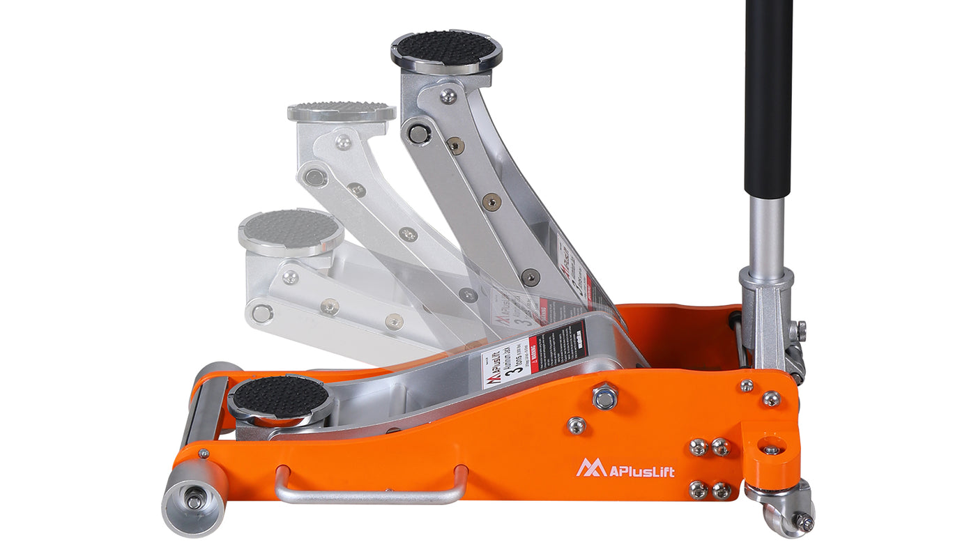 APlus AL350R 3 Ton Lower profile Full Aluminum Racing Floor Jack with ...
